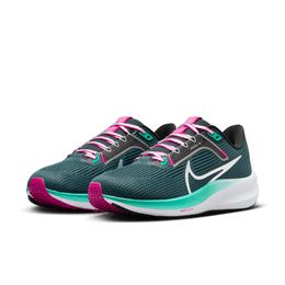 Laufschuh Nike "Pegasus 40", Damen, Gr. 36,5, gr&uuml;n (dunkelgr&uuml;n), Synthetik, Textil, Schuhe Laufschuh