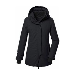 Parka Killtec "KOW 93 WMN PKR", Damen, Gr. 46, schwarz, Obermaterial: 100% Polyester;Futter: 100% Polyamid;F&uuml;llung: 100% Polyester, Jacken Parka, Wasser- und winddichter Damenparka, atmungsaktiv, recyceltes Material