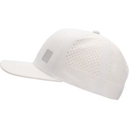 Snapback Cap Chillouts "Owaka Hat", Herren, wei&szlig;, Kunstfaser, gepunktet, unifarben, Caps Snapback Cap, sportlich, atmungsaktiv mit perforierten Seitenteilen