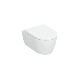 Geberit iCon Set Wand-WC, Tiefsp&uuml;ler 35,5x53cm, g. Ker.-de., m Sitz, w K-Tect (503045008)