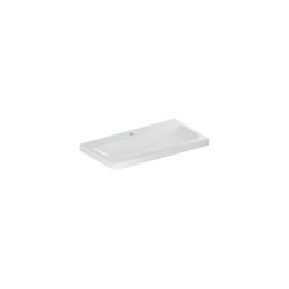 Geberit Waschtisch iCon Light 90x48cm, Hahnl. mit., o. &Uuml;L, we. K-Tect (501836006)