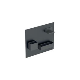 Geberit Magnetwand-Set Acanto 44,9x38,8x7,5cm, schwarz/schwarz matt (500649161)