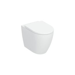 Geberit iCon Set Stand-WC, Tiefsp&uuml;ler 35,5x56cm, wa.b&uuml;, g Ker.de., m Sitz, we. (503080001)