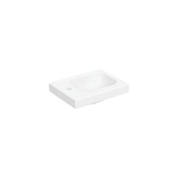 Geberit Handwaschbecken iCon Light 38x28cm, o. &Uuml;L, Hahnl. links, wei&szlig; matt (501831JT1)