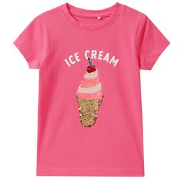 Topolino M&auml;dchen T-Shirt mit Wendepailletten