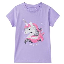 Topolino M&auml;dchen T-Shirt mit Wendepailletten
