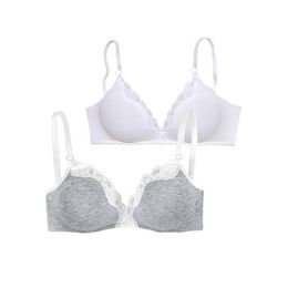 PETITE FLEUR BY LASCANA Bralette-BH mehrfarbig Gr. 70B. Ohne B&uuml;gel. Nachhaltig.