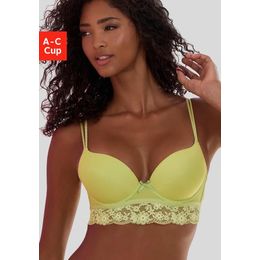 VIVANCE BY LASCANA Push-up-BH 'Anisa' gr&uuml;n Gr. 70B. Vergr&ouml;&szlig;ert Optisch Die B&uuml;ste und mit B&uuml;gel