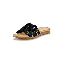 Lascana Pantolette 'Sommerschuh, offener Schuh, Mule, Sandale,' schwarz Gr. 36 f&uuml;r Damen