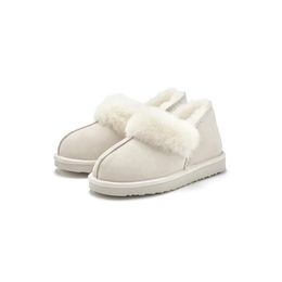 Vivance Dreams Hausschuh 'Pl&uuml;sch Hausschuh, Pantolette, Pantoffel, Homeslippers' beige Gr. 41 f&uuml;r Damen. Nachhaltig.