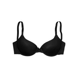 Lascana Schalen-BH ', T-Shirt-BH, B&uuml;gel-BH, Ela - perfect basic' schwarz Gr. 80AA. Mit Schleife. Mit B&uuml;gel