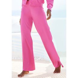 Lascana Strickhose pink Gr. 40/42 f&uuml;r Damen. Bequem