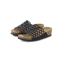 Lascana Pantolette 'Mule, Sandale, offener Schuh, Sommerschuh,' schwarz Gr. 39 f&uuml;r Damen