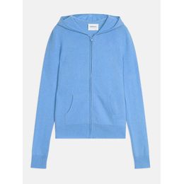Perfect Cashmere Kaschmir-Sweatshirt "Emma" in Hellblau - 65% | Gr&ouml;&szlig;e L | Damen-sweatshirts-jacken