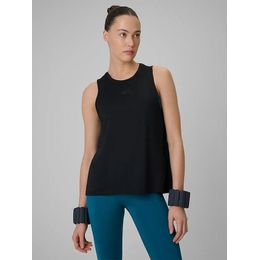 4F Trainingstop in Schwarz - 45% | Gr&ouml;&szlig;e XS | Damen-outdoor-tops-shirts