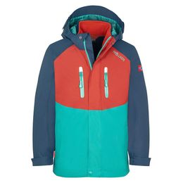 Trollkids 3in1-Regenjacke "Bryggen" in Dunkelblau/ T&uuml;rkis - 45% | Gr&ouml;&szlig;e 122 | Kinder-outdoor-jacken