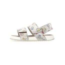 Naturino Leder-Sandalen "Holkas" in Silber - 52% | Gr&ouml;&szlig;e 26 | Kindersandalen