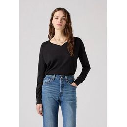 Levi's Levi's Longsleeve in Schwarz - 59% | Gr&ouml;&szlig;e L | Damen-tops