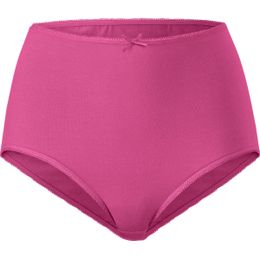w&auml;schepur Damen Taillenslip mit elastischen Abschl&uuml;ssen wei&szlig; + magenta + marine + jade Gr&ouml;&szlig;e 38