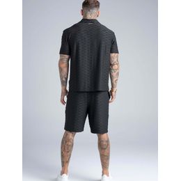 SikSilk Hemd 'Towelling' Herren Gr&ouml;&szlig;e L schwarz