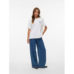 V&eacute;ro Moda Vero Moda Shirt in Wei&szlig;/ Bunt - 45% | Gr&ouml;&szlig;e XL | Damen-tops