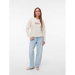 V&eacute;ro Moda Vero Moda Sweatshirt in Creme - 48% | Gr&ouml;&szlig;e L | Damen-sweatshirts-jacken