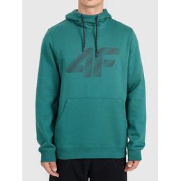 4F Hoodie in T&uuml;rkis - 40% | Gr&ouml;&szlig;e L | Herren-sweatshirts-jacken