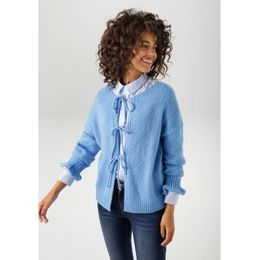 Aniston Cardigan in Hellblau - 72% | Gr&ouml;&szlig;e 46 | Damen-pullover-cardigans