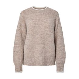 Pieces Pullover in Greige | Gr.: xs