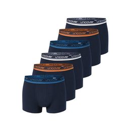 uncover by Schiesser Retro Short / Pant Cotton in Dunkelblau | Gr.: L