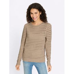 Heine Pullover in beige | Gr.: 36