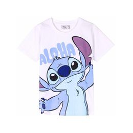 Cerda T-Shirt Disney Lilo & Stitch in Wei&szlig; | Gr.: 128