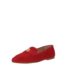Lauren by Ralph Lauren Lauren Ralph Lauren Classic Flats 'AVERI III' female size 37 Gold / Red