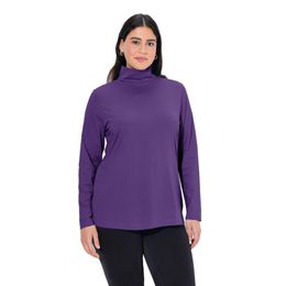 Ulla Popken Shirt in tiefes violett | Gr.: 54-56