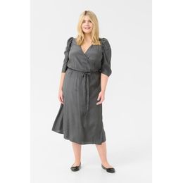 Kaffe curve Kleid KCmiri Regular fit in Black Oyster | Gr.: 48