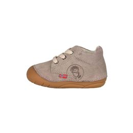 Trollkids Leder-Lauflernschuhe Bjordal in silver grey | Gr.: 23