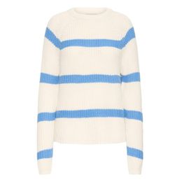 Fransa Strickpullover FRKAMIA Regular fit in Whisper White w. Della Blue | Gr.: XXL