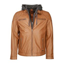 Mustang Lederjacke Foster in cognac | Gr.: S