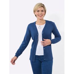 WITT WEIDEN Strickjacke in jeansblau | Gr.: 40