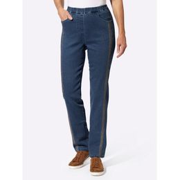 WITT WEIDEN Schlupfjeans in blue-stone-washed | Gr.: 20