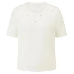 Rundhals-Shirt St. Emile weiss, 46