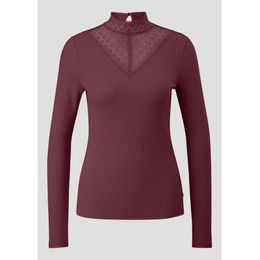 QS T-Shirt in 3900_bordeaux | Gr.: M