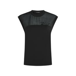 K by KARL LAGERFELD Karl Lagerfeld T-shirt ' Signature ' Damen Gr&ouml;&szlig;e XXL schwarz