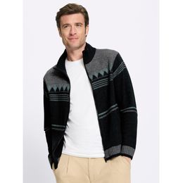 WITT WEIDEN Strickjacke in schwarz-gemustert | Gr.: 48