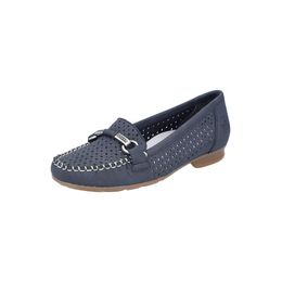 Rieker Komfort Slipper in Blau | Gr.: 42