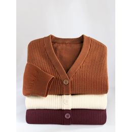WITT WEIDEN Strickjacke in cognac | Gr.: 38
