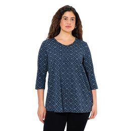 Ulla Popken Shirt in marine | Gr.: 66-68