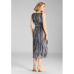 Swing Abendkleid in indigo mehrfarbig - 0001 | Gr.: 40