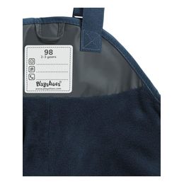 Playshoes Fleece-Tr&auml;gerhose in Dunkelgrau | Gr.: 140