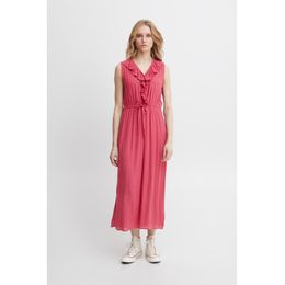Ichi Kleid IHMARRAKECH Regular fit in Raspberry Wine | Gr.: L